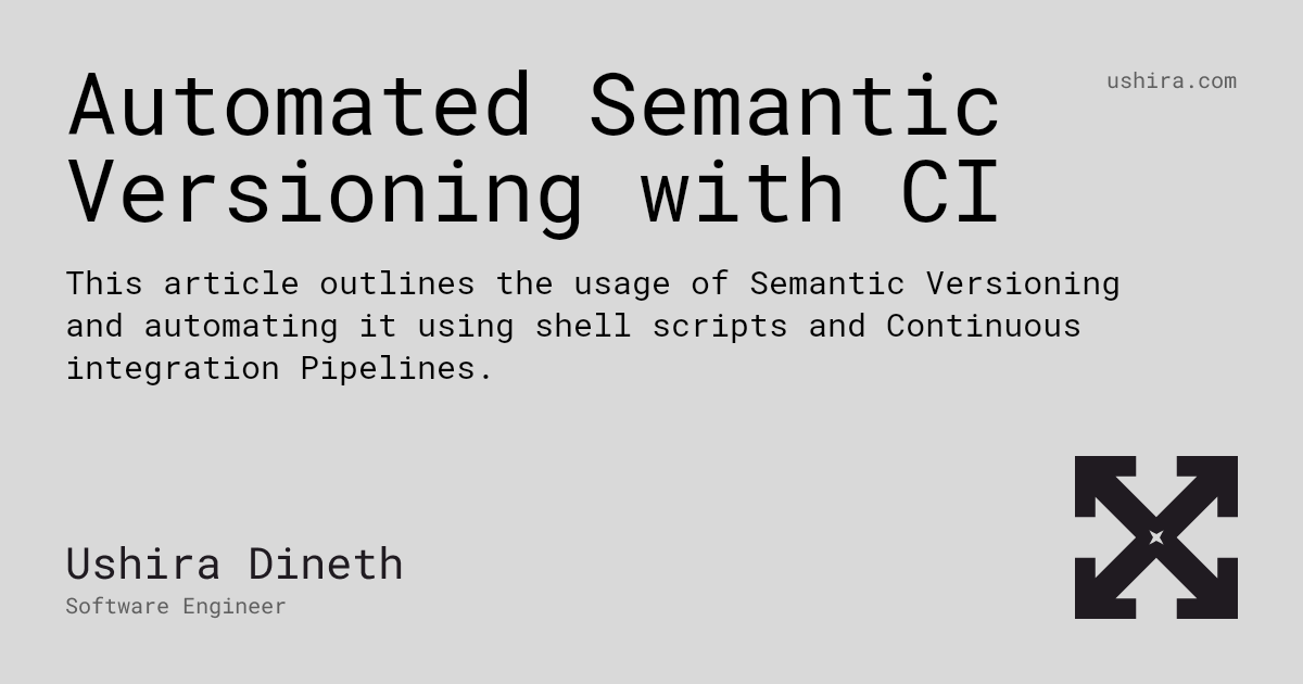 Automated Semantic Versioning with CI Automated Semantic Versioning with CI